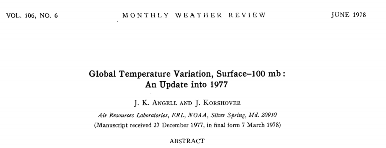 NOAA Radiosonde Data Shows No Warming For 58 Years – Real Climate Science