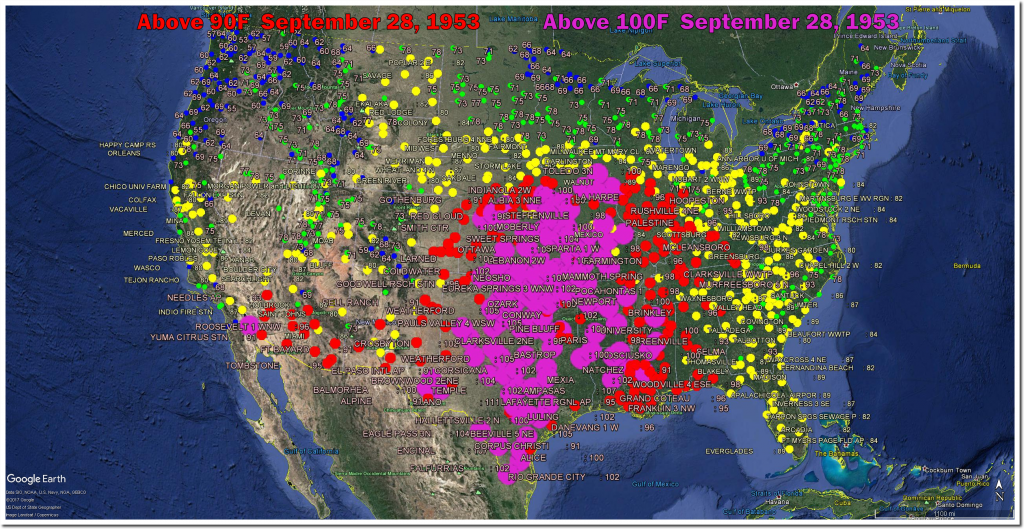 Heatwave Of September 28, 1953 | Real Climate Science