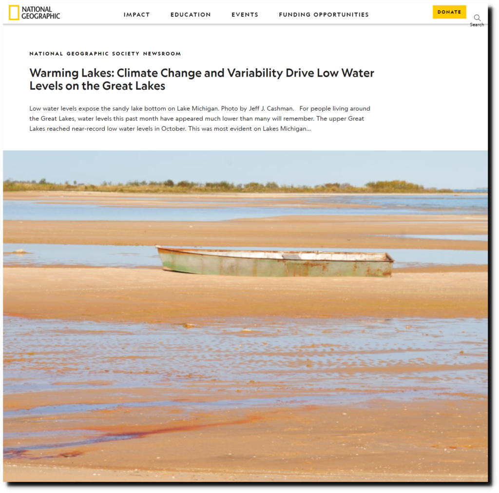 Global Warming Causes High And Low Great Lakes Water Levels | Real ...